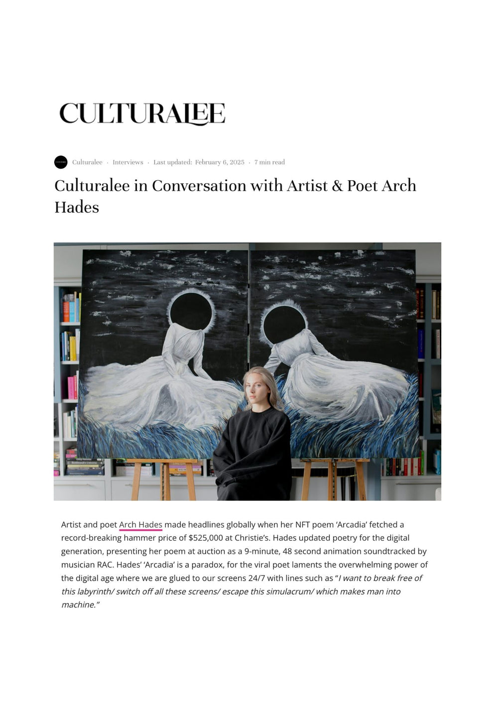 Arch Hades | Poet and Artist – archhades